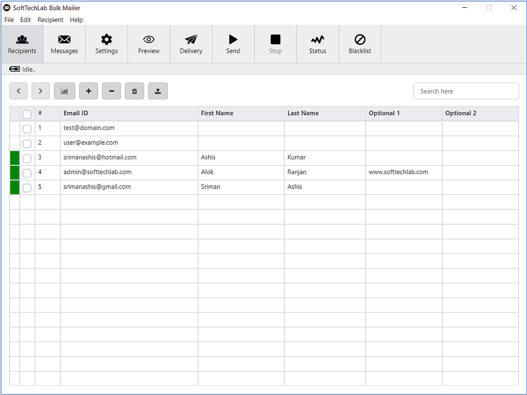 Bulk Email Sender - Send Mass Emails Online Free | SoftTechLab