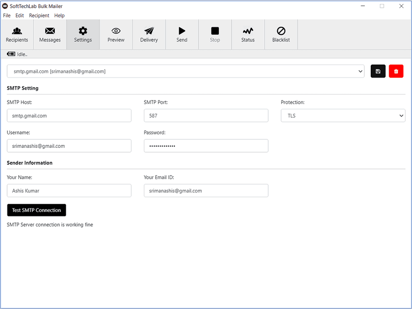 Bulk Email Sender - Send Mass Emails Online Free | SoftTechLab