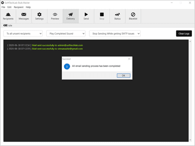 Bulk Email Sender - Send Mass Emails Online Free | SoftTechLab